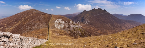 The Mourne Wall in the Mourne Mountains in Northern Ireland | Sara ...